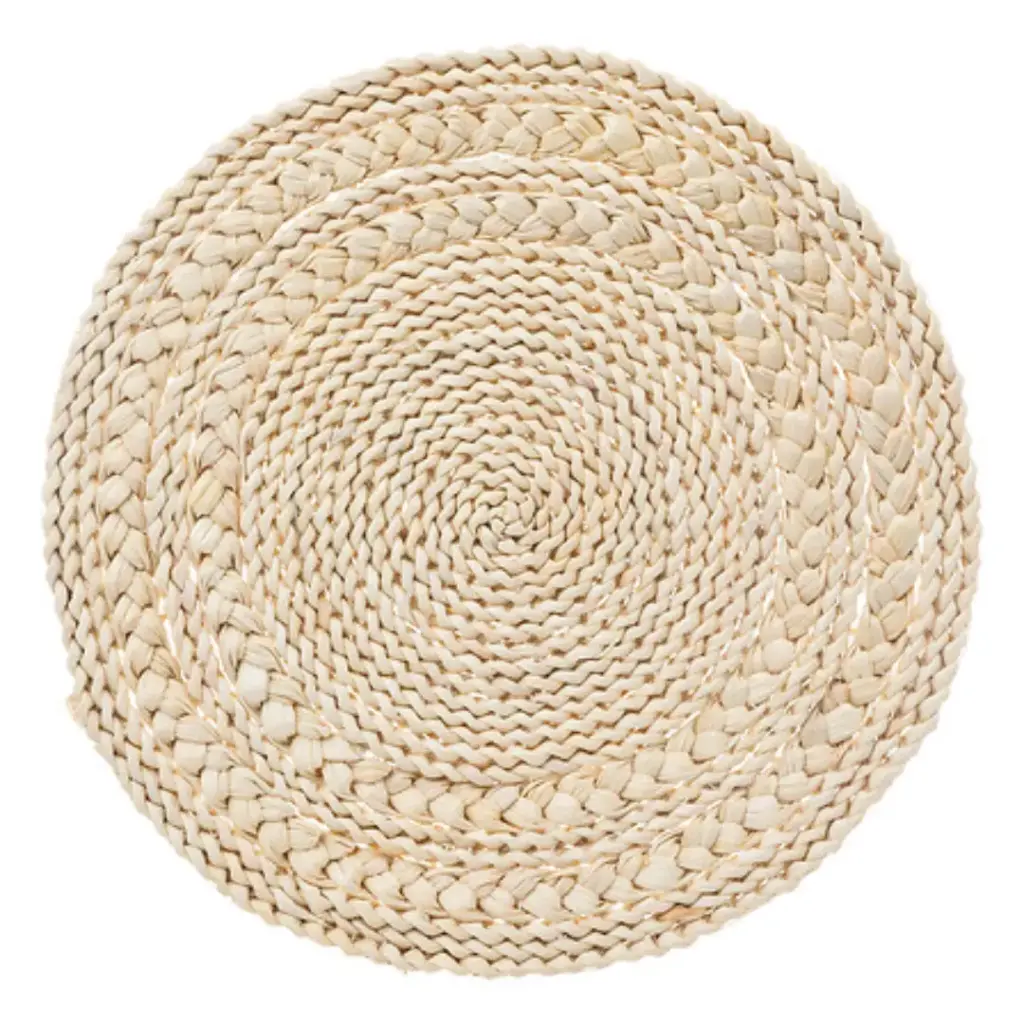 Soleya Woven Round Placemat | Dwellings Home Trinidad